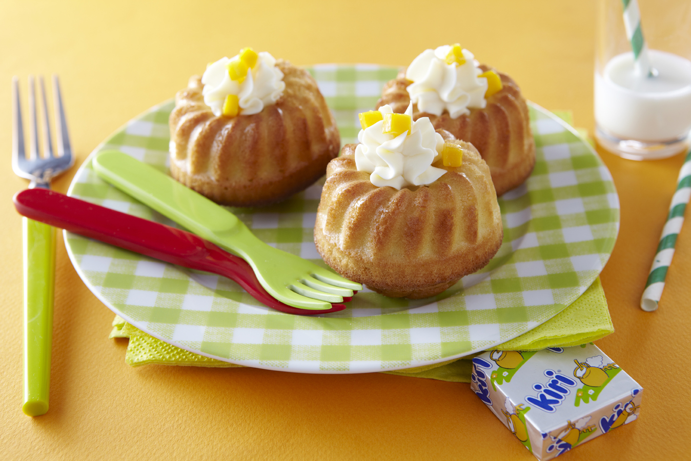 Mango-Küchlein mit Kiri® - Kiri Austria